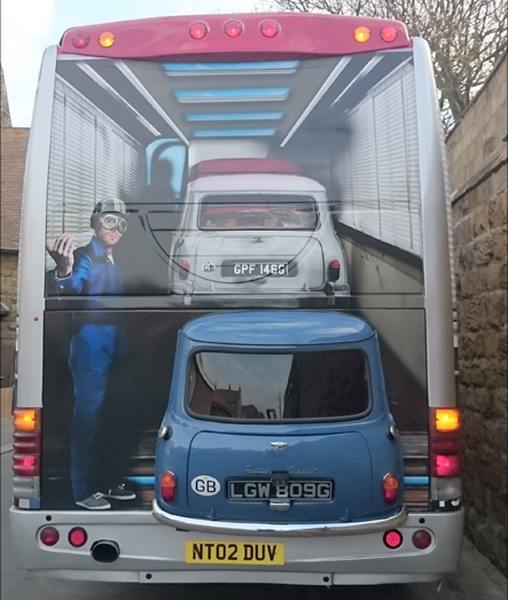 Bus From The Italian Job Is Available For Parties