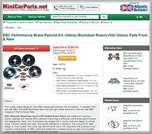 MINI Car Parts Website Gets A Makeover